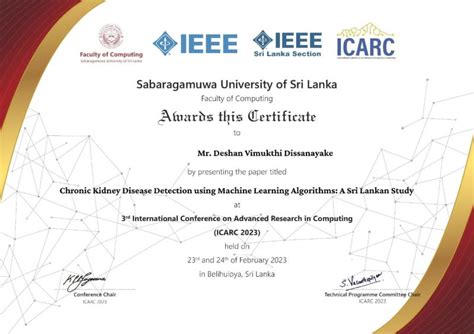 deshan vimukthi dissanayake on linkedin research machinelearning