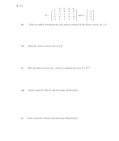 Solved Let A Chegg Com