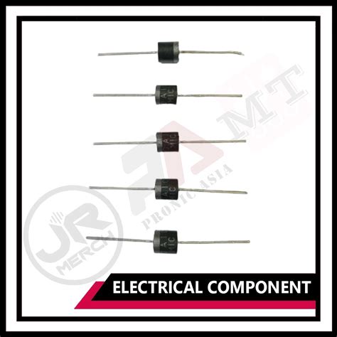 5pcs Diode 10A 1000v Rectifier Diode Electronic Silicon Diode D10A10 BK Shopee Philippines