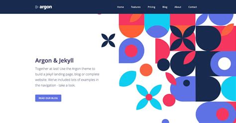 argon bootstrap design system jekyll theme jekyll themes