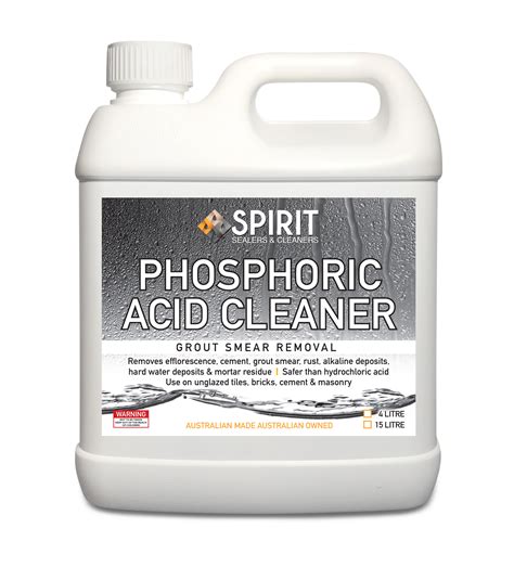 Spirit Phosphoric Acid Cleaner Spirit Sealers