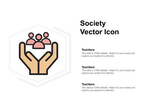 society vector icon ppt powerpoint presentation styles model