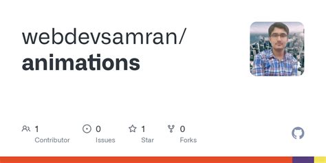 Github Webdevsamran Animations