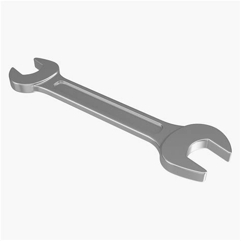 Double Open Ended Wrench 3d Model Download Tools On