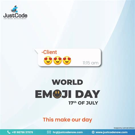 Justcode Software Development Pvt Ltd On Linkedin Justcode Emoji Client Whatsappstatus