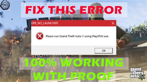 gta 5 please run grand theft auto v using playgtav exe fix 100