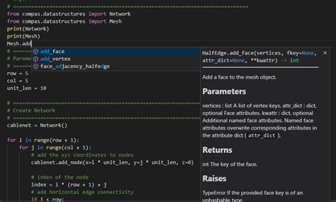 Vs Code Intellisense Cannot Find Mesh Class · Issue 767 · Compas Devcompas · Github
