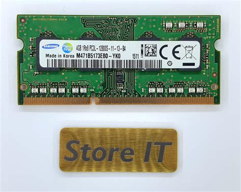 رم لپ تاپ 4 گیگ Samsung Pc3l 12800 1600 شش ماه گارانتی استور آی تی فروشگاه اینترنتی استور آی تی