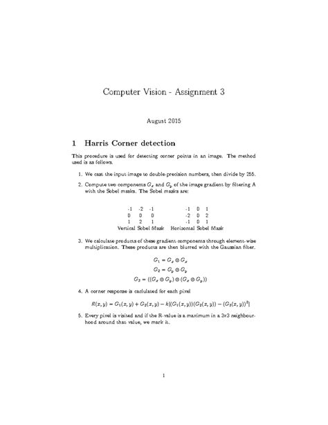 Computer Vision Assignment 3 The Method Used Is As Follows We Cast