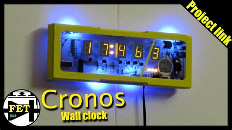 Electronic Project Diy 7 Segment Led Wall Clock Kit Youtube