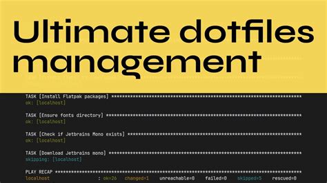 The Ultimate Dotfiles Setup Youtube