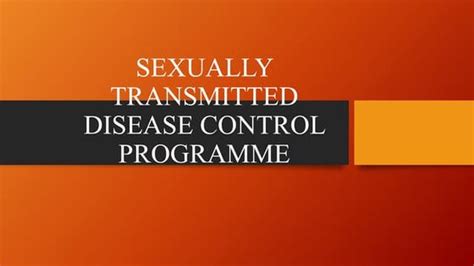 National Std Control Programme 11 Ppt