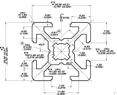 2020 Extruded Aluminum Dimensions Guides Online