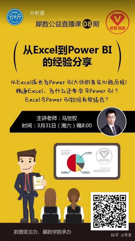 power bi大师：从excel到power bi的经验分享（3月31日晚20：00） 知乎