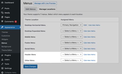 An In Depth Guide To Create And Customize A Wordpress Menu