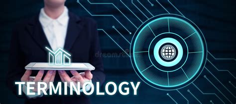 Conceptual Caption Terminology Word Written On Terms Used With