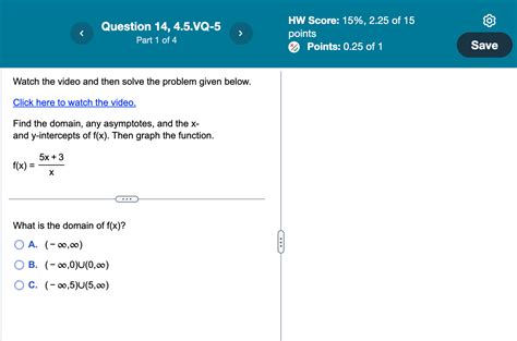 solved question 14 4 5 vq 5 part 1 of 4 watch the video and