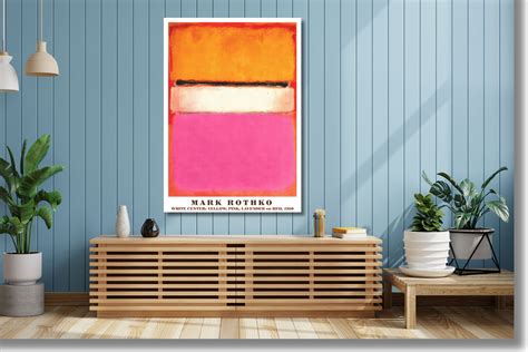 Mark Rothko Style Abstract Rothko Wall Art Rothko Reproduction Etsy