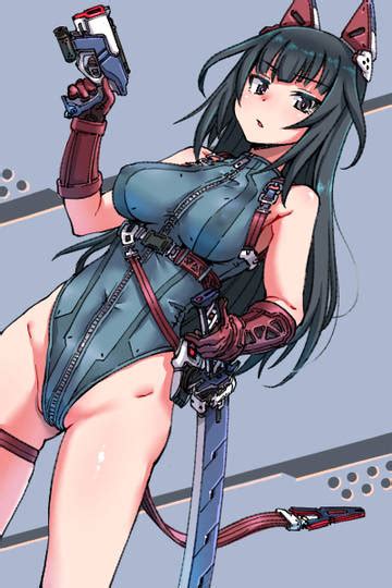 ハイレグバトルスーツな楓さん KURO