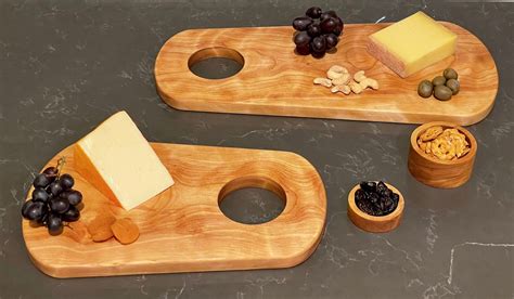 Modern Design Charcuterie Board Set With Handles And Nesting Etsy