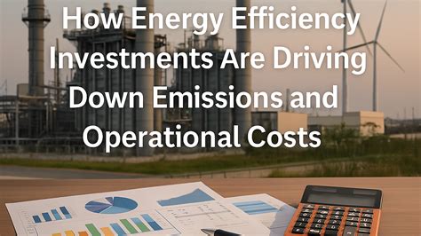 The Economic Advantage How Energy Efficiency Investments Are Driving