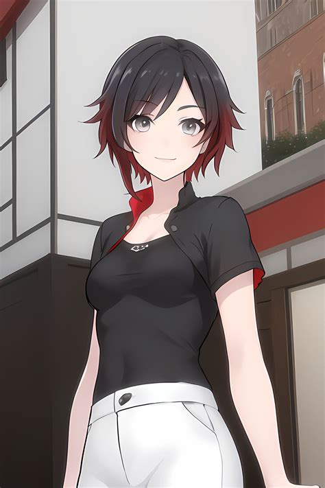 Rwby Ruby Rose Casual Cloth By Sakermazov On Deviantart
