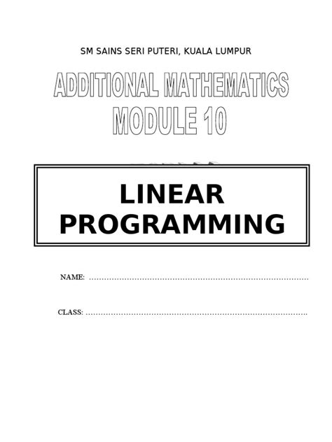linear programming download free pdf linear programming mathematical optimization
