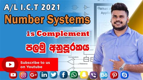 Al Ict 1s Complement පලමු අනුපූරකය Youtube