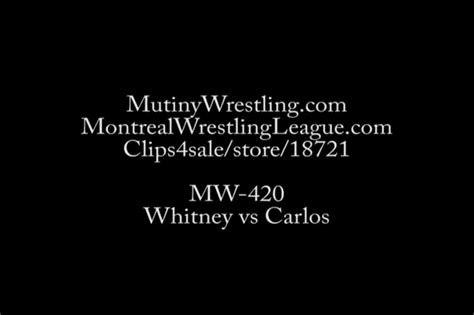 Mixed Wrestling Domination Mw422 Whitney Vs Carlos Whitney In Control