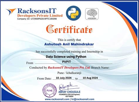 Ashutosh Mahindrakar On Linkedin Datascience Python Machinelearning Numpy Pandas