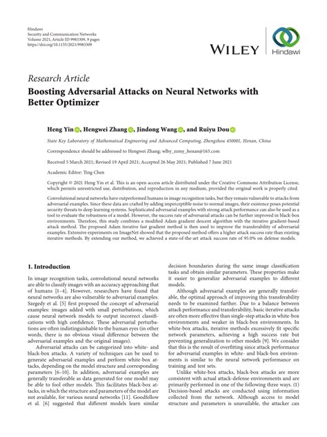 Pdf Boosting Adversarial Attacks On Neural Networks With Better Optimizer