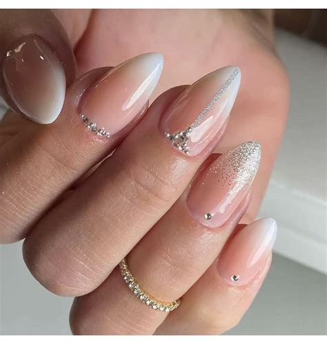 Press On Nails 젤 아크릴 네일 아트 여성용 용 쇼트 아몬드 미디엄 인조 접착제 포함 24피스 누 티몬