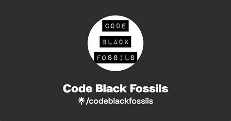 Code Black Fossils Instagram Linktree