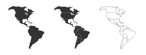 North And South America Map Images Infoupdate Org
