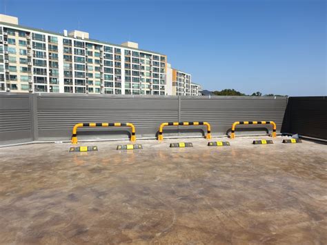 경기도 파주시 주차타워 자동차 추락방지시설 볼라드 설치 후기 독립형 네이버 블로그