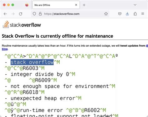 Philipp Von Criegern On Linkedin Stack Overflow Is Currently Offline Just In Case Youre