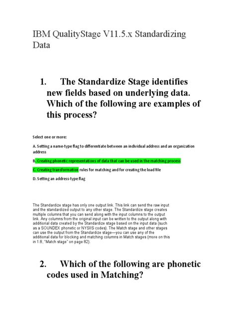 Ibm Qualitystage V115x Standardizing Dat V2 Pdf String Computer Science Information