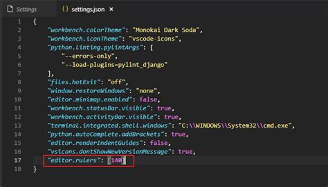 Vertical Lines In Visual Studio Codes Editor Window Stack Overflow