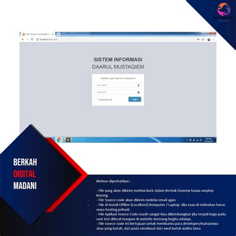 Jual Source Code Sistem Informasi Akademik Sekolah Siakad Original Free