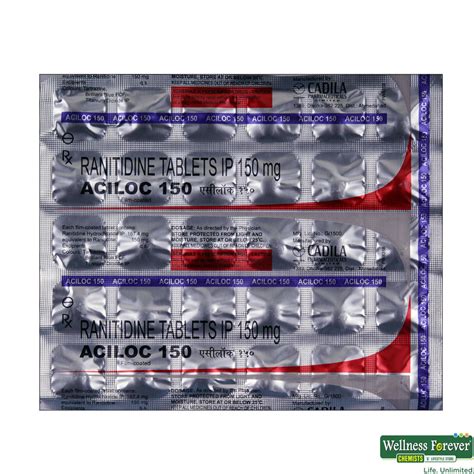 Buy Aciloc 150mg 30 Tablets Online At Best Prices Wellness Forever