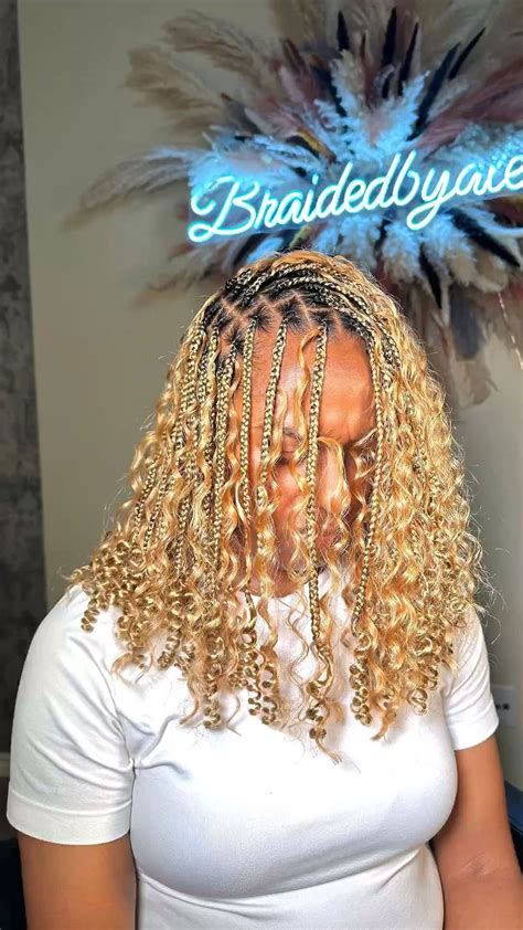 87 Boho Bob Knotless Braids Ideas In 2025 Box Braids Hairstyles