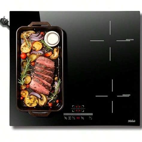 Plug In Induction Hob Zones Cm Electric Hob Flexible Zone Griddle Plate Built In W