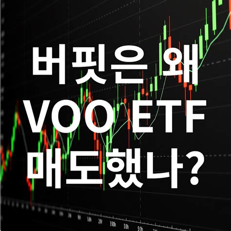 최근 세계 최대 Etf의 자리를 차지한 Voo Etf수수료 저렴를 워렌 버핏은 왜 전량 매도했을까
