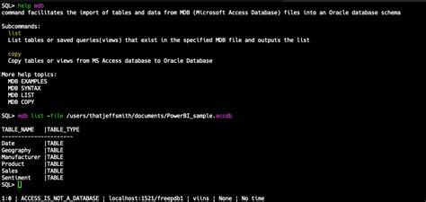 Oracle Sqlcl 2441 Available With Excel And Access Imports