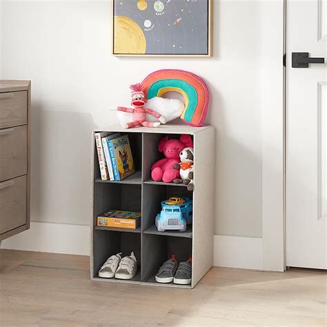 Poppin 6 Compartment Cubby Organizer The Container Store