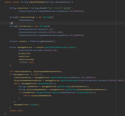 GetName From Sip Issue 620 DoubangoTelecom Imsdroid GitHub