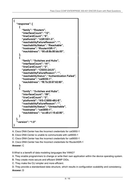 Ppt Cisco Ccnp Enterprise Encor 350 401 Real Questions Powerpoint Presentation Id 12028552