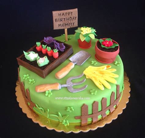Gardening Cake Garden Cakes Retirement Cakes Cupcake Cakes