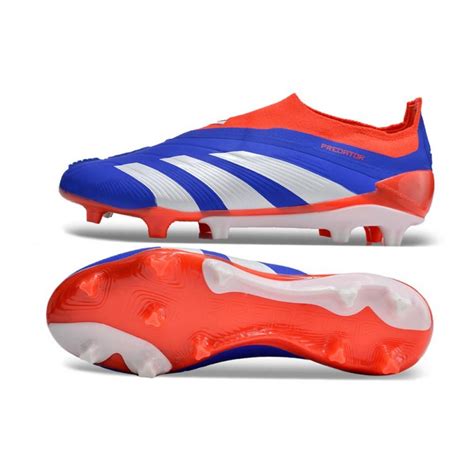 Adidas Predator Elite Laceless Fg Blue White Red