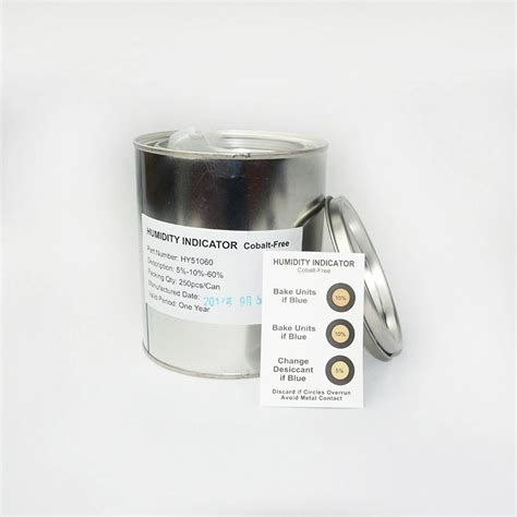 5 10 60 3 Dots Humidity Sensor Card For Semiconductor Packaging China Humidity Indicator